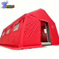 China Custom Giant Inflatable Tent 0.9 mm PVC Airtight Emergency Shelter for Disaster Relief, Outdoor Camp, Event Rental OEM Factory for sale