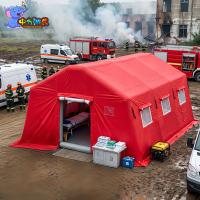 China Custom Giant Inflatable Tent 0.9 mm PVC Airtight Emergency Shelter for Disaster Relief, Outdoor Camp, Event Rental OEM Factory for sale