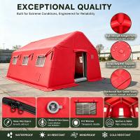 China Custom Giant Inflatable Tent 0.9 mm PVC Airtight Emergency Shelter for Disaster Relief, Outdoor Camp, Event Rental OEM Factory for sale