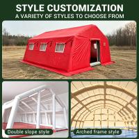 China Custom Giant Inflatable Tent 0.9 mm PVC Airtight Emergency Shelter for Disaster Relief, Outdoor Camp, Event Rental OEM Factory for sale