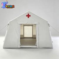 China Giant Inflatable Tent Medical Emergency Shelter Waterproof PVC Field Hospital Command Center Factory Custom Supplier for sale