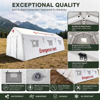China Giant Inflatable Tent Medical Emergency Shelter Waterproof PVC Field Hospital Command Center Factory Custom Supplier for sale
