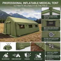 China Inflatable Medical Tent Waterproof PVC Air Frame Tent Outdoor Temporary Medical Station Custom Supplier for sale