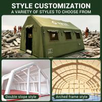 China Inflatable Medical Tent Waterproof PVC Air Frame Tent Outdoor Temporary Medical Station Custom Supplier for sale