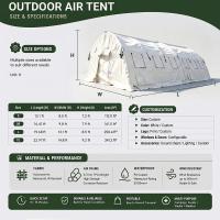 China Outdoor Air Tent Waterproof PVC Air Frame Tent Custom Commercial Inflatable Shelter Supplier for sale