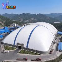 China Negative Pressure Soil Remediation Air Dome Tent with VOC Filtration System & Flame-Retardant Fabric for Hazardous Pit Containment for sale