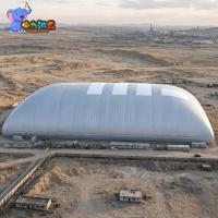 China Heavy-Duty Waterproof Slope-Protection Excavation Shelter Tent with Extended Rain Apron for Sensitive Slope Security for sale