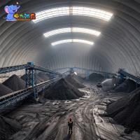 China Heavy-Duty Waterproof Slope-Protection Excavation Shelter Tent with Extended Rain Apron for Sensitive Slope Security for sale
