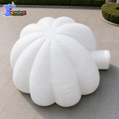 China Portable White Inflatable Geodesic Dome Tent 3m Diameter Lightweight Odorless OEM for sale