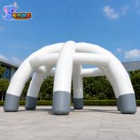 China Customized Giant Inflatable Spider Dome Tent Marquee White Limestone 6m for sale