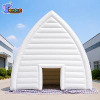 China PVC Coated Party Inflatable Dome Tent Waterproof A Shaped Custom 2.8m Height for sale