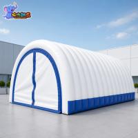 China Large PVC Arched Inflatable Air Dome Tent 3000mm Waterproof Outdoor Warehouse for sale