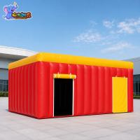 China Fireproof Airdome Inflatable Tent House for Firefighter Rehab Drill 3-5 Min Setup for sale