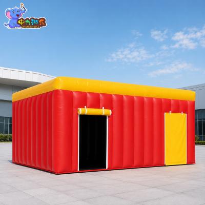 China Fireproof Airdome Inflatable Tent House for Firefighter Rehab Drill 3-5 Min Setup for sale