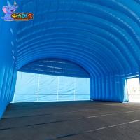 China Large Inflatable Vehicle Shelter Giant Inflatable Tent Portable Garage for Fleet Storage, Maintenance and Temporary Workshop for sale