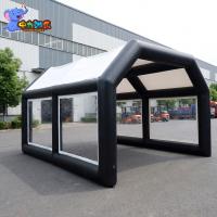 China Portable Inflatable Car Shelter Air Frame Garage Tent with Clear Windows for Vehicle Storage, Car Detailing, Auto Service and Commercial Use for sale
