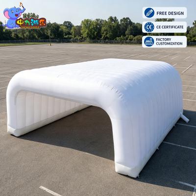 China Custom Size Portable Four-Season Inflatable Shelter with Air Rib Structure for Vehicle Storage for sale