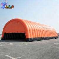 China Custom Giant Inflatable Tent Large Air Rib Vehicle Shelter Portable Garage for Fleet Storage, Temporary Workshop, Equipment Protection and Commercial Projects for sale