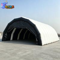 China Custom Giant Inflatable Tent Large Air Rib Work Shelter with Wide Access for Vehicle Service, Equipment Maintenance, Temporary Storage and Commercial Projects for sale