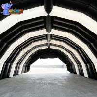 China Custom Giant Inflatable Tent Large Air Rib Work Shelter with Wide Access for Vehicle Service, Equipment Maintenance, Temporary Storage and Commercial Projects for sale