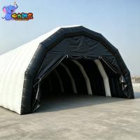 China Custom Giant Inflatable Tent Large Air Rib Work Shelter with Wide Access for Vehicle Service, Equipment Maintenance, Temporary Storage and Commercial Projects for sale