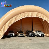 China Custom Giant Inflatable Tent Large Air Rib Vehicle Shelter for Multi-Car Storage, Fleet Operations, Dealer Staging, Temporary Service and Commercial Projects for sale