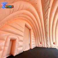 China Custom Giant Inflatable Tent Large Air Rib Vehicle Shelter for Multi-Car Storage, Fleet Operations, Dealer Staging, Temporary Service and Commercial Projects for sale