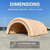 China Custom Giant Inflatable Tent Large Air Rib Vehicle Shelter for Multi-Car Storage, Fleet Operations, Dealer Staging, Temporary Service and Commercial Projects for sale