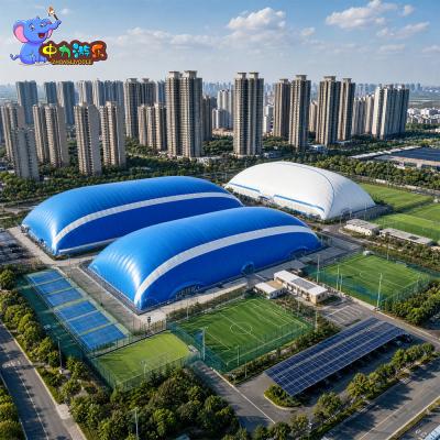 China Custom Indoor Football Air Dome Air Supported Soccer Facility for Training Centers Clubs and All-Season Sports Operations for sale