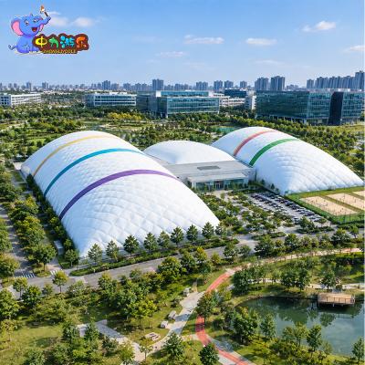China Custom Exhibition Air Dome Air Supported Event Hall for Trade Shows Commercial Exhibitions and Large Indoor Event Venues for sale
