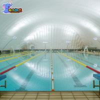 China Custom Swimming Pool Air Dome Air Supported Indoor Aquatic Center for Schools Clubs Resorts and Year-Round Pool Operations for sale
