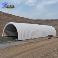 China Giant Inflatable Excavation Shelter Sealed Air Rib Construction Tent for Foundation Pits Civil Engineering and Temporary Work Sites for sale