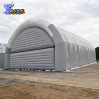 China Giant Inflatable Tent Sealed Air Rib Warehouse Shelter for Industrial Storage Equipment Protection and Temporary Worksites for sale