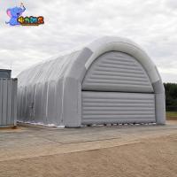 China Giant Inflatable Tent Sealed Air Rib Warehouse Shelter for Industrial Storage Equipment Protection and Temporary Worksites for sale