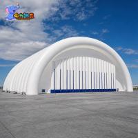 China Giant Inflatable Aircraft Hangar Sealed Air Rib Portable Hangar Tent for Airplane Storage Maintenance and Aviation Projects for sale