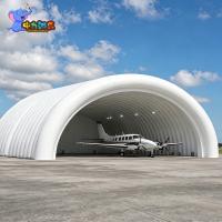 China Giant Inflatable Aircraft Hangar Sealed Air Rib Portable Hangar Tent for Airplane Storage Maintenance and Aviation Projects for sale
