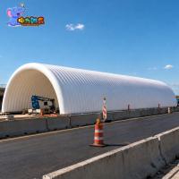China Giant Inflatable Tent Air Rib Construction Shelter for Road Bridge Infrastructure Projects and Temporary Worksite Protection for sale