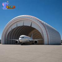 China Large Inflatable Aircraft Hangar Sealed Air Rib Tent for Commercial Airplane Storage Maintenance and Temporary Aviation Facilities for sale