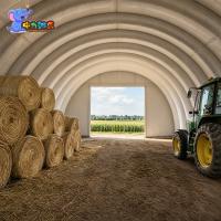 China Giant Inflatable Farm Storage Tent Sealed Air Rib Hay Bale Shelter for Agricultural Equipment Feed and Temporary Farm Storage for sale