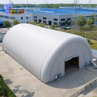China Large Inflatable Warehouse Air Rib Storage Tent for Industrial Goods Equipment Temporary Factory Storage and Commercial Projects for sale