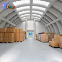 China Large Inflatable Warehouse Air Rib Storage Tent for Industrial Goods Equipment Temporary Factory Storage and Commercial Projects for sale