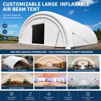 China Giant Inflatable Tent Modular Sealed Air Rib Shelter for Industrial Storage Temporary Workspace Equipment and Commercial Projects for sale