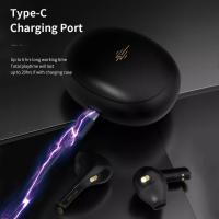 China IPX5 waterproof Noise Cancelling Bluetooth Earbuds With Wireless Charging Case for sale
