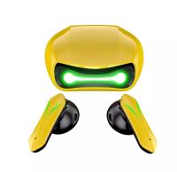 China Yellow Air Car TWS Wireless Bluetooth Earphones HIFI Earphone Hornet Dor Earbud for sale