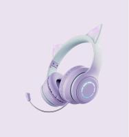 China ABS Wireless Kids Earphones Luminous Bluetooth Earphones With Microphone for sale