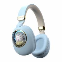 China Cute Cat Ear Bluetooth Headphones , Wireless Bluetooth Noise Cancelling Headphones for sale