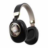 China Cute Cat Ear Bluetooth Headphones , Wireless Bluetooth Noise Cancelling Headphones for sale