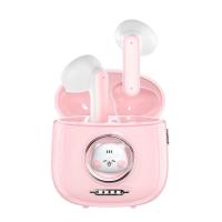 China Cute ABS Bluetooth Wireless Gaming Headset With LED Battery Display Breathing Light for sale