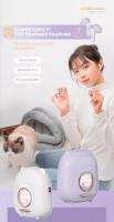 China Cute ABS Bluetooth Wireless Gaming Headset With LED Battery Display Breathing Light for sale