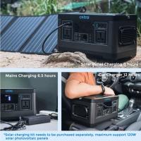 China Outdoor Solar Power Portable Generator 110V 220V 500w Camping Solar Power Station for sale